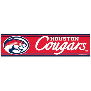 University Of Houston Cougars - 3x12 Bumper Sticker Strip at Sticker Shoppe