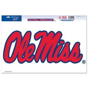 University Of Mississippi Ole Miss Rebels - 11x17 Ultra Decal at ...