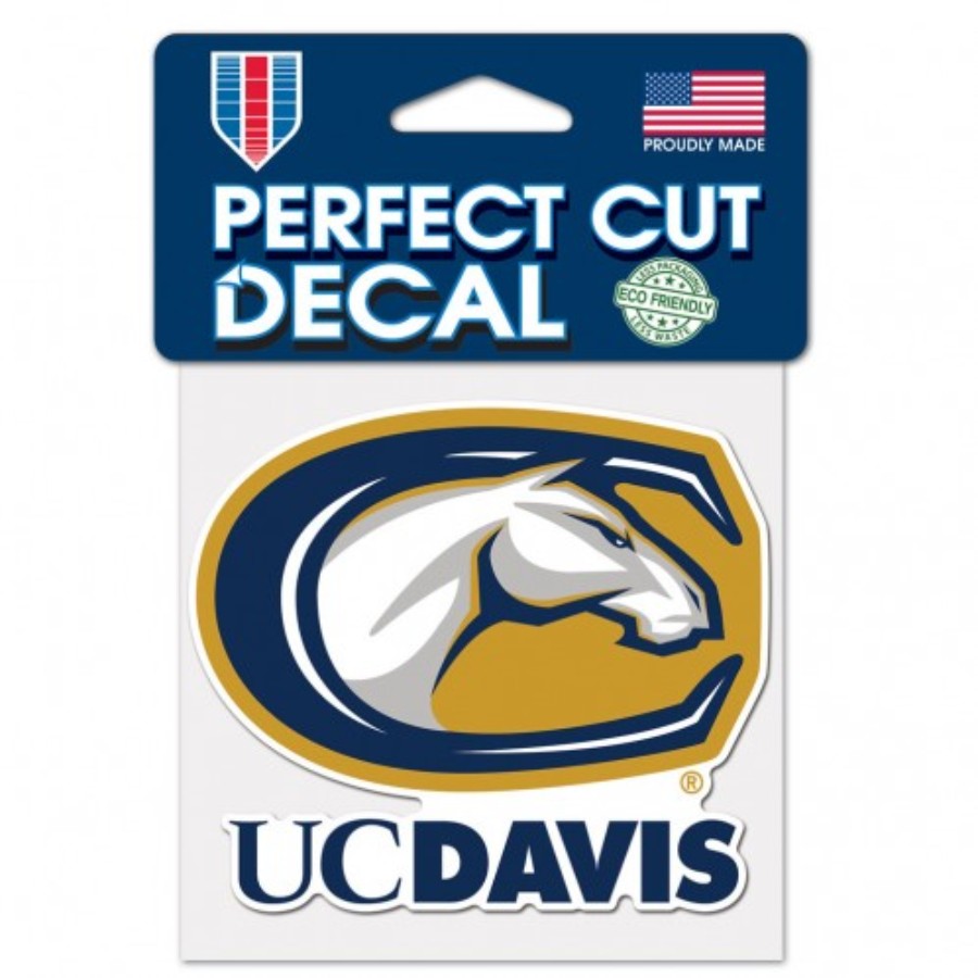 University Of California-Davis Aggies Logo - 4x4 Die Cut Decal at ...