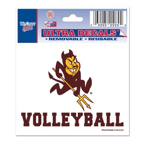 Arizona State University Sun Devils Volleyball - 3x4 Ultra Decal at ...