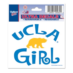 University Of California-Los Angeles UCLA Bruins Girl - 3x4 Ultra Decal ...