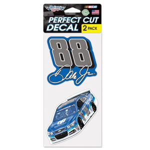 Dale Earnhardt Jr #88 - Set of Two 4x4 Die Cut Decals at Sticker Shoppe