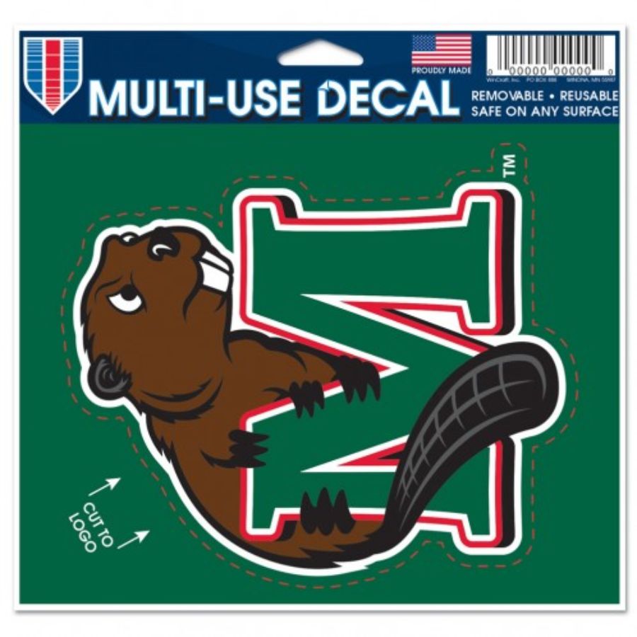 Minot State University Beavers - 4.5x5.75 Die Cut Multi Use Ultra Decal ...