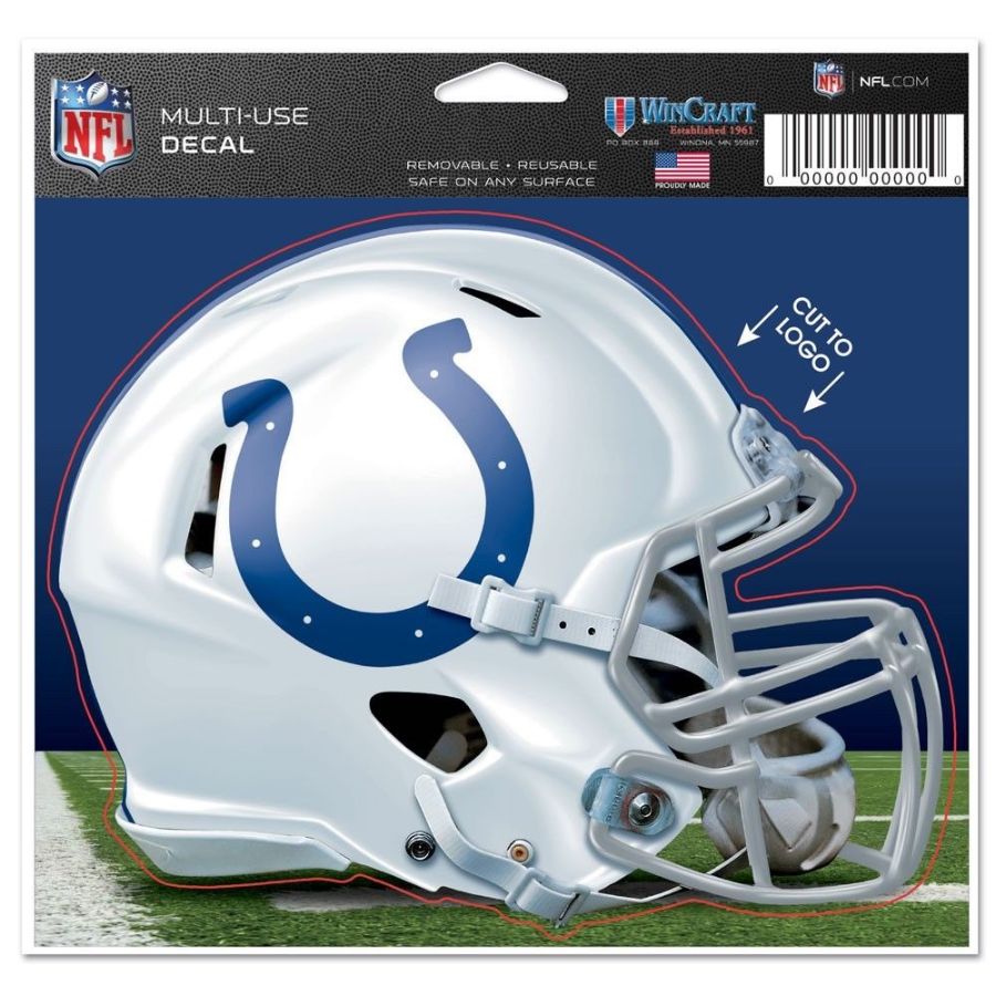 Indianapolis Colts Helmet - 4.5x5.75 Die Cut Ultra Decal at Sticker Shoppe