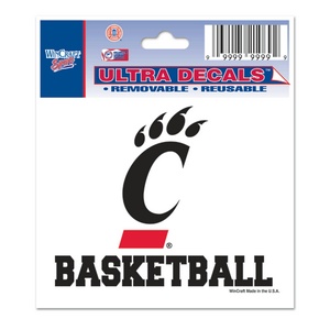 University Of Cincinnati Bearcats Basketball - 3x4 Ultra Decal at ...