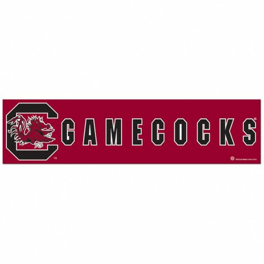 University Of South Carolina Gamecocks - 3x12 Bumper Sticker Strip at ...