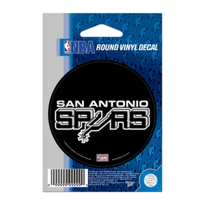 San Antonio Spurs Retro - 3x3 Round Vinyl Sticker at Sticker Shoppe