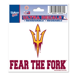 Arizona State University Sun Devils Fear The Fork - 3x4 Ultra Decal at ...
