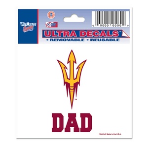 Arizona State University Sun Devils Trident Dad - 3x4 Ultra Decal at ...