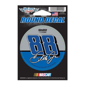 Dale Earnhardt Jr #88 Nationwide - 3x3 Round Vinyl Sticker at Sticker ...