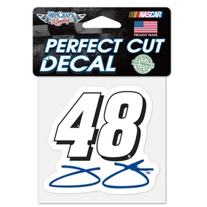 Jimmie Johnson #48 - 4x4 Die Cut Decal at Sticker Shoppe