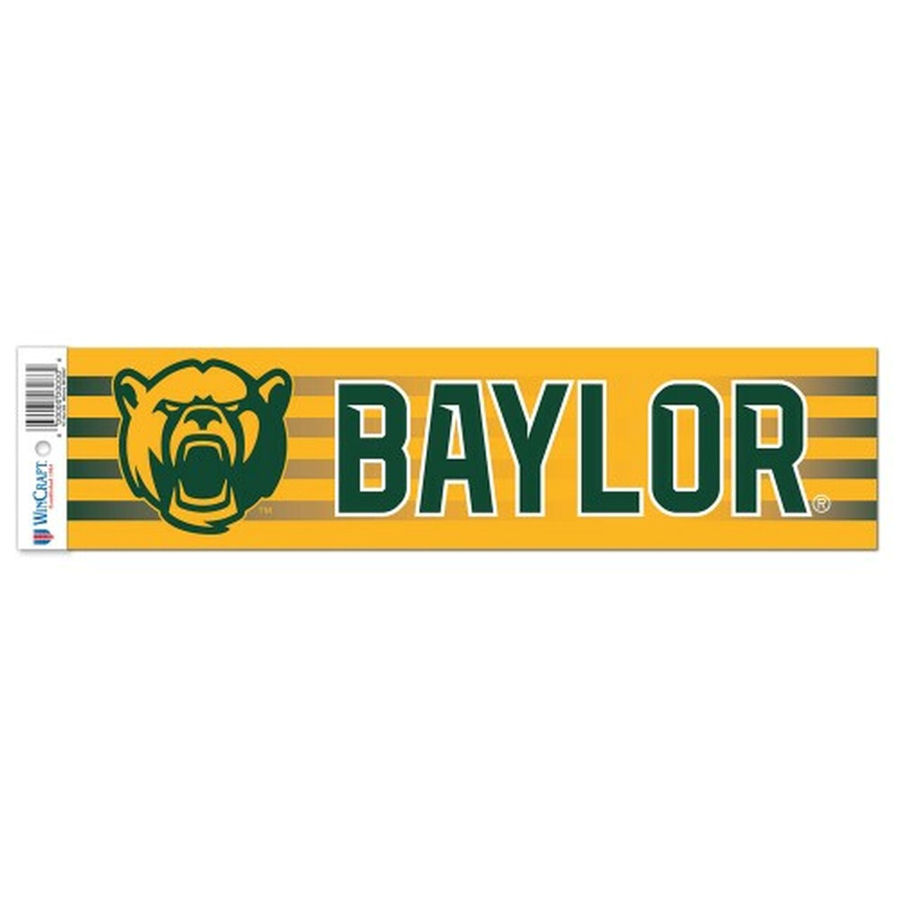 Baylor University Bears - 3x12 Bumper Sticker Strip at Sticker Shoppe