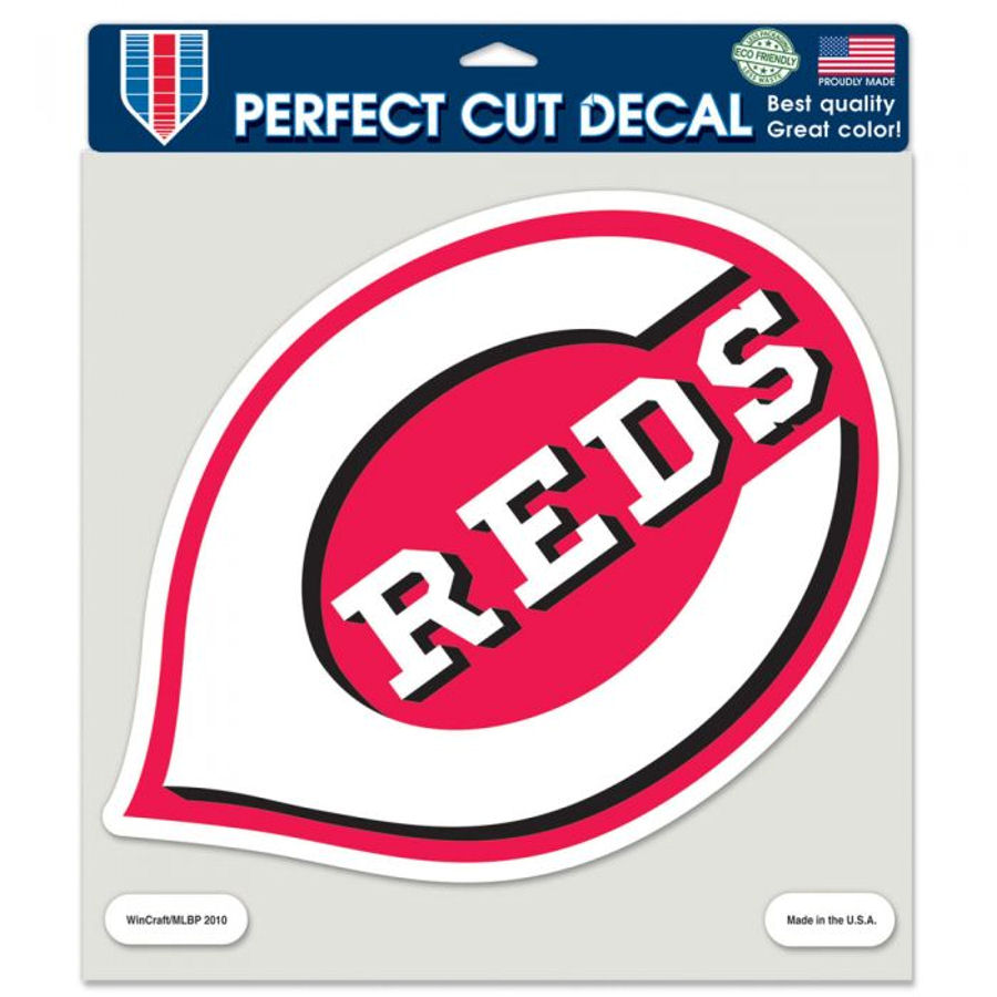 Cincinnati Reds - 8x8 Full Color Die Cut Decal at Sticker Shoppe