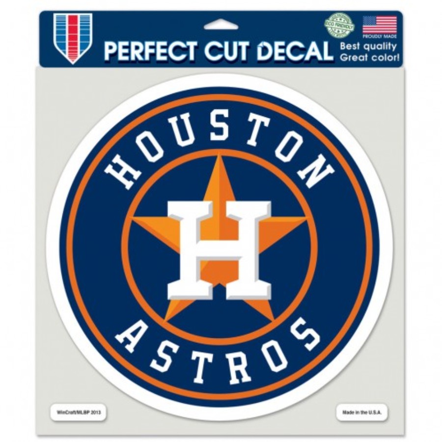 Houston Astros - 8x8 Full Color Die Cut Decal at Sticker Shoppe