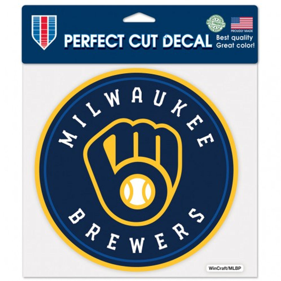 Milwaukee Brewers 2020 Round Logo - 8x8 Full Color Die Cut Decal at ...