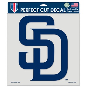 San Diego Padres - 8x8 Full Color Die Cut Decal at Sticker Shoppe