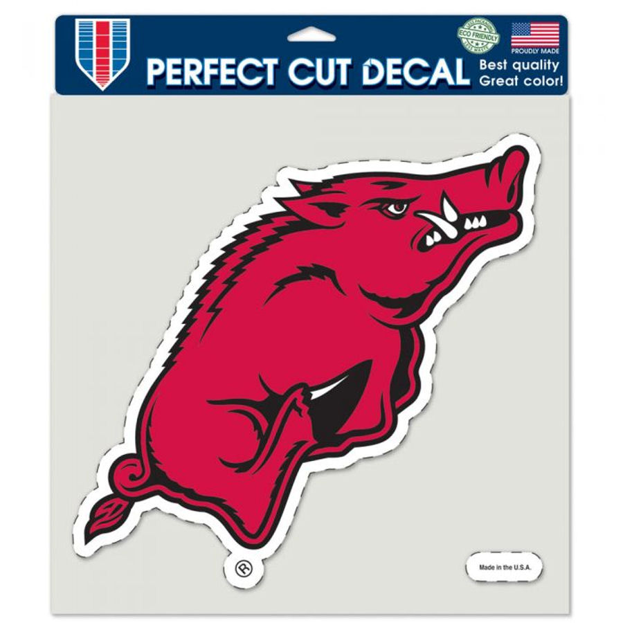 University Of Arkansas Razorbacks - 8x8 Full Color Die Cut Decal at ...