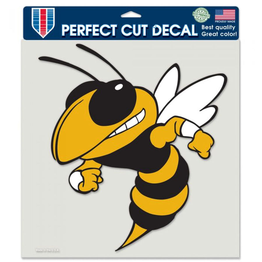Georgia Tech Yellow Jackets - 8x8 Full Color Die Cut Decal at Sticker ...