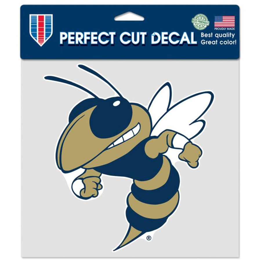 Georgia Tech Yellow Jackets 2021 Logo - 8x8 Full Color Die Cut Decal at ...