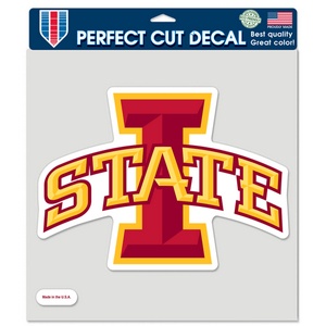 Iowa State University Cyclones - 8x8 Full Color Die Cut Decal at ...