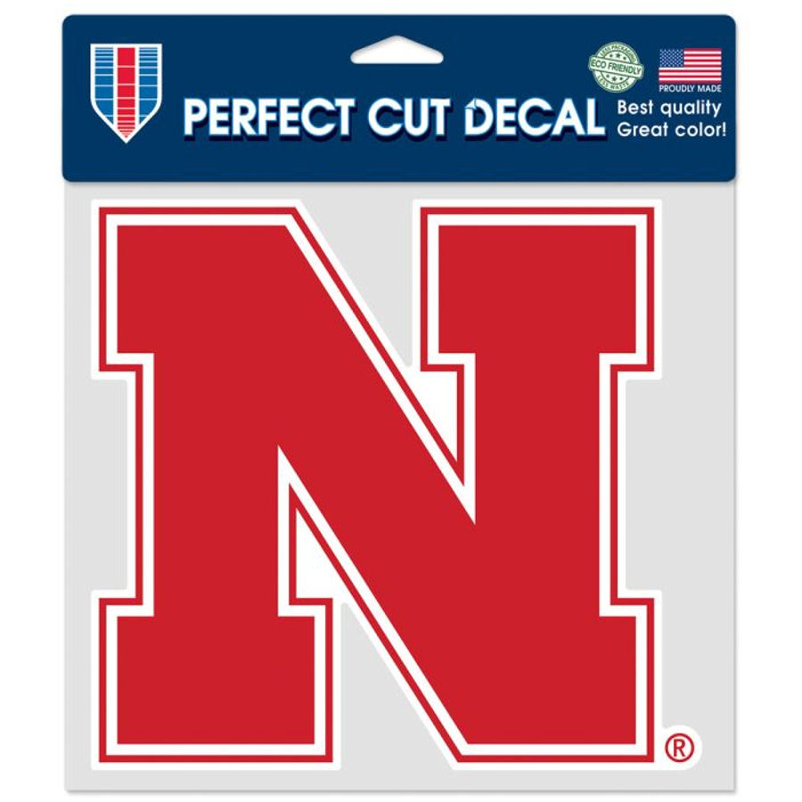 University Of Nebraska Cornhuskers Logo - 8x8 Full Color Die Cut Decal ...