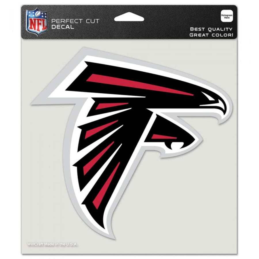 Atlanta Falcons - 8x8 Full Color Die Cut Decal at Sticker Shoppe