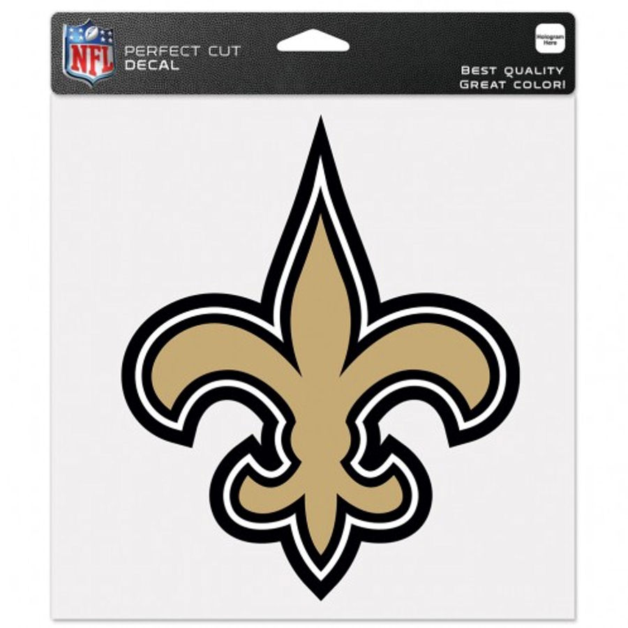 New Orleans Saints - 8x8 Full Color Die Cut Decal at Sticker Shoppe