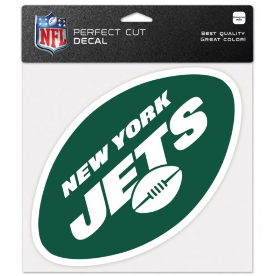 New York Jets - 8x8 Full Color Die Cut Decal at Sticker Shoppe