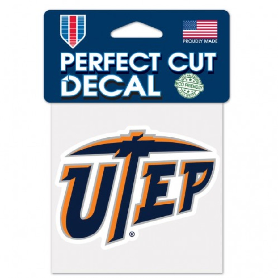 University Of Texas-El Paso UTEP Miners - 4x4 Die Cut Decal at Sticker ...