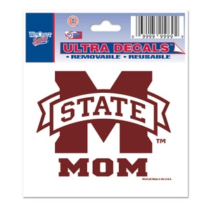 Mississippi State University Bulldogs Mom - 3x4 Ultra Decal at Sticker ...