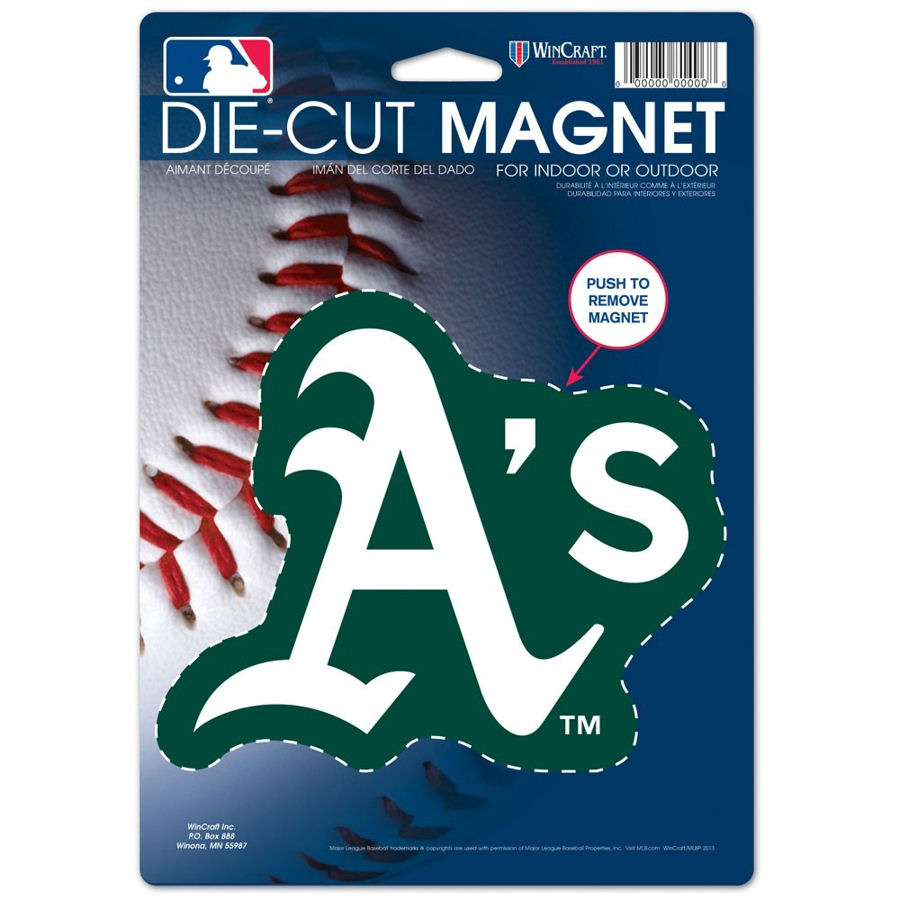 Oakland Athletics - 5" Die Cut Magnet at Sticker Shoppe