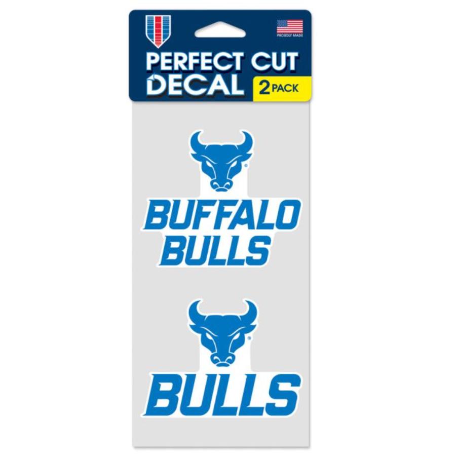 University At Buffalo Bulls - Set of Two 4x4 Die Cut Decals at Sticker ...