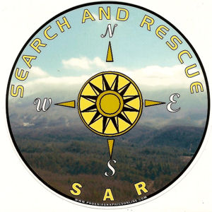 Search & Rescue SAR - Sticker at Sticker Shoppe