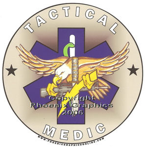 Tactical Medic Eagle - Vinyl Sticker at Sticker Shoppe