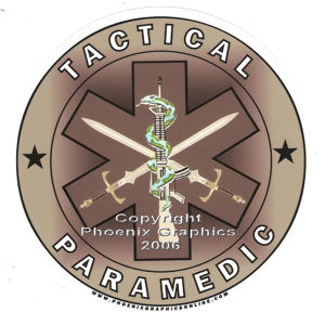 Tactical Paramedic - Vinyl Sticker at Sticker Shoppe