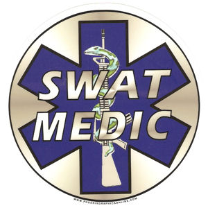 SWAT Medic Vinyl Sticker at Sticker Shoppe