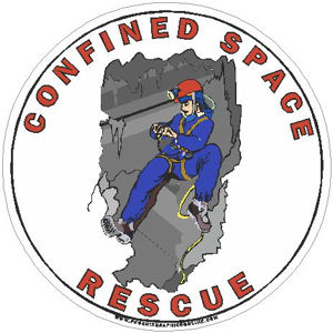 Confined Space Rescue - Decal at Sticker Shoppe