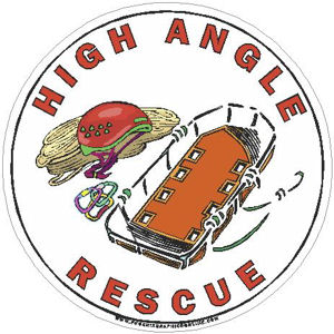 High Angle Rescue Stokes Basket - Decal at Sticker Shoppe