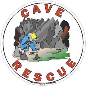 Cave Rescue - Decal at Sticker Shoppe