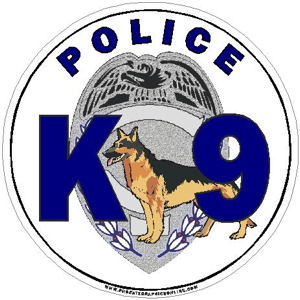 K-9 Police - Decal at Sticker Shoppe