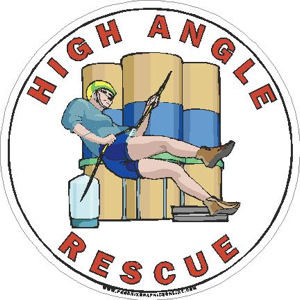 High Angle Rescue Silo - Decal at Sticker Shoppe