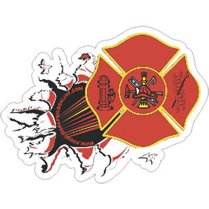 Maltese Cross - Decal at Sticker Shoppe