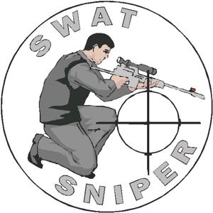 SWAT Sniper - Vinyl Sticker at Sticker Shoppe