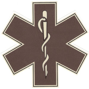 Tactical Star Of Life - Decal at Sticker Shoppe