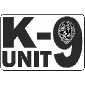 Police K-9 Unit - Decal at Sticker Shoppe