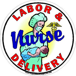 Labor & Delivery Nurse - Decal at Sticker Shoppe