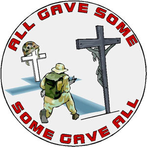 All Gave Some Some Gave All - Decal at Sticker Shoppe