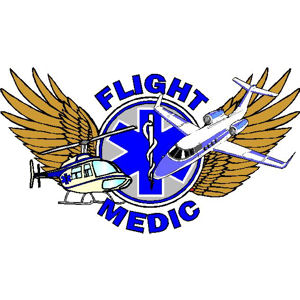 Flight Medic With Wings Jet & Helicopter - Decal at Sticker Shoppe