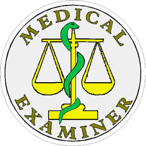 Medical Examiner - Decal at Sticker Shoppe