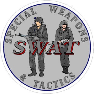 Swat Special Weapons & Tactics Team - Vinyl Sticker at Sticker Shoppe